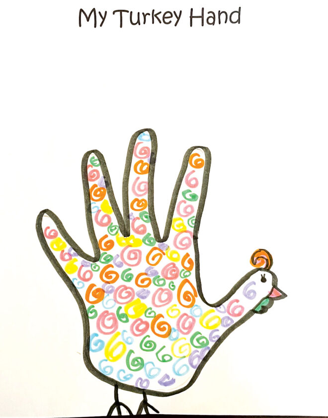 Children’s Listening Place: Turkey Hand drawing earns bear-y big award ...